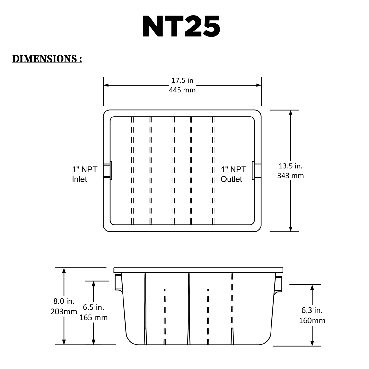 Model NT25 Condensate Neutralization Tank - Axiom Industries